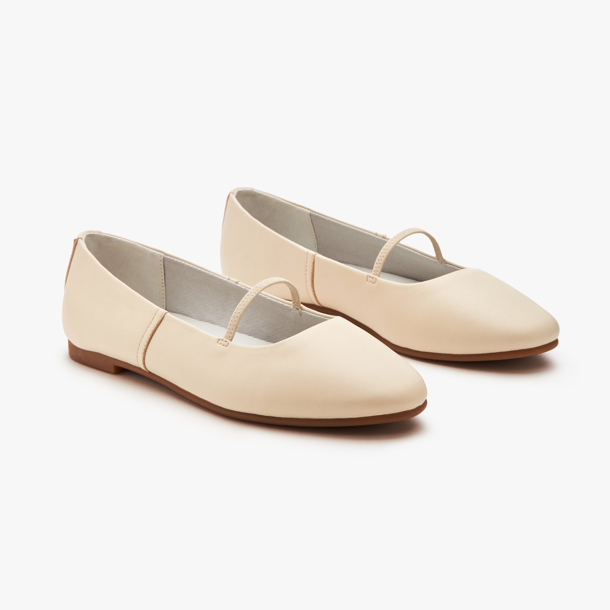 Travel Flats - Ivory – Anothersole SG