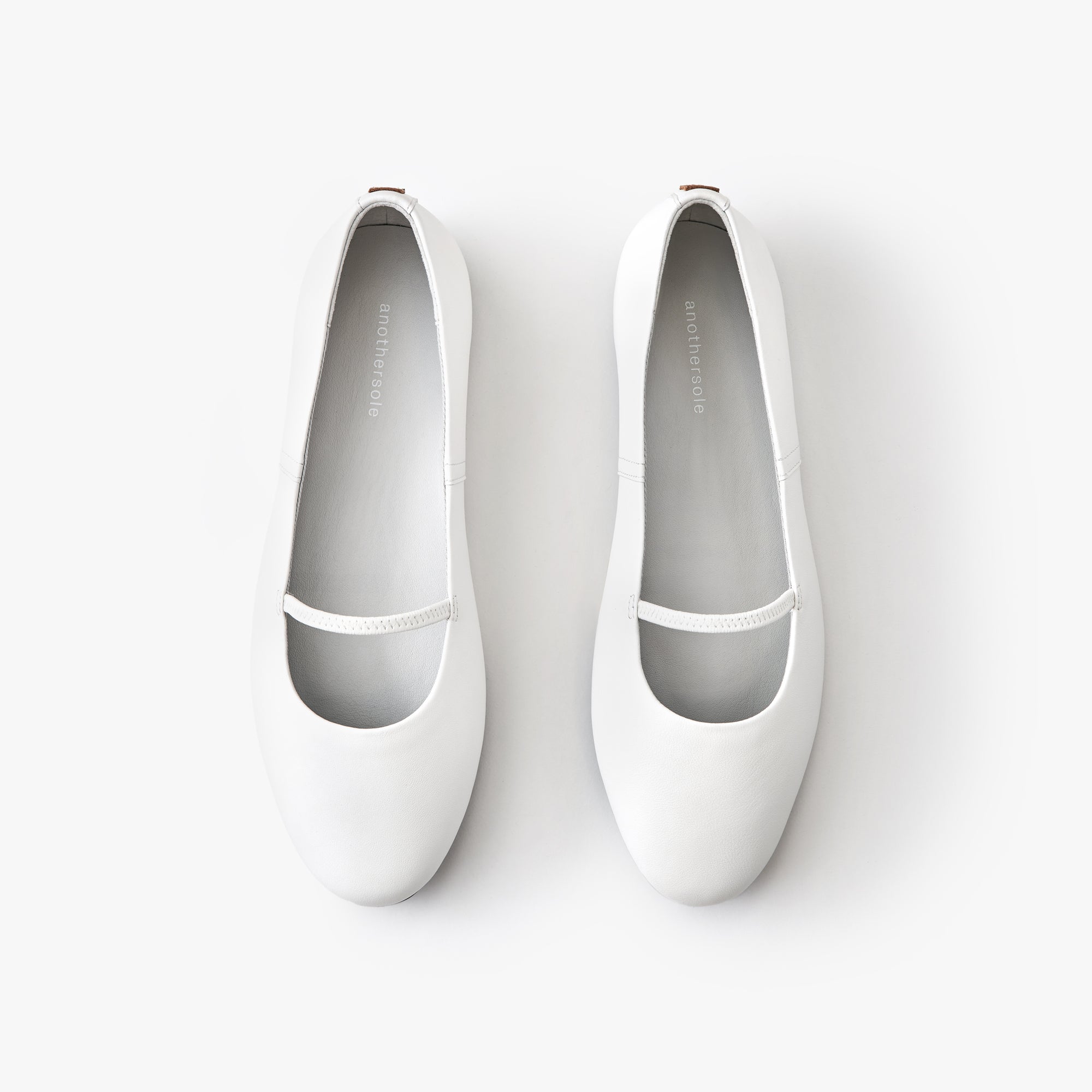 Travel Flats - White – Anothersole SG