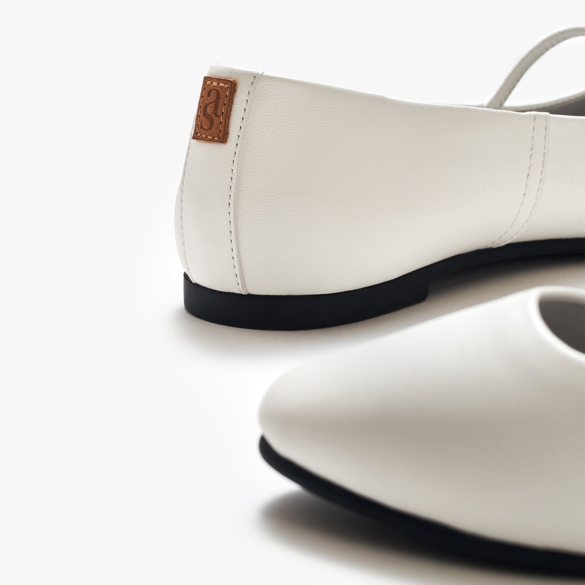Travel Flats - White – Anothersole SG